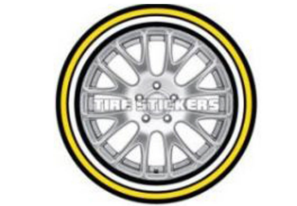 Gold Line / White Wall Tire (Vogue) Combo Kit - TireStickers New Zealand