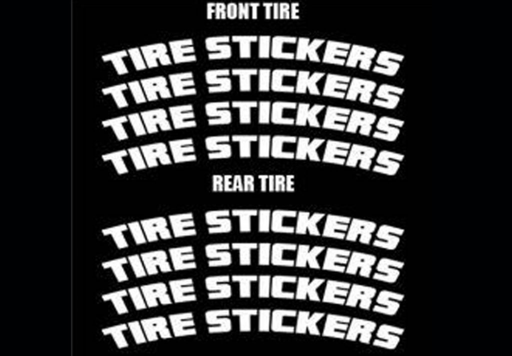 Tire Stickers – Raised Rubber Lettering - TireStickers New Zealand
