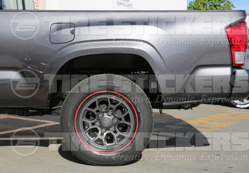 Vintage Red Line Walls - TireStickers New Zealand