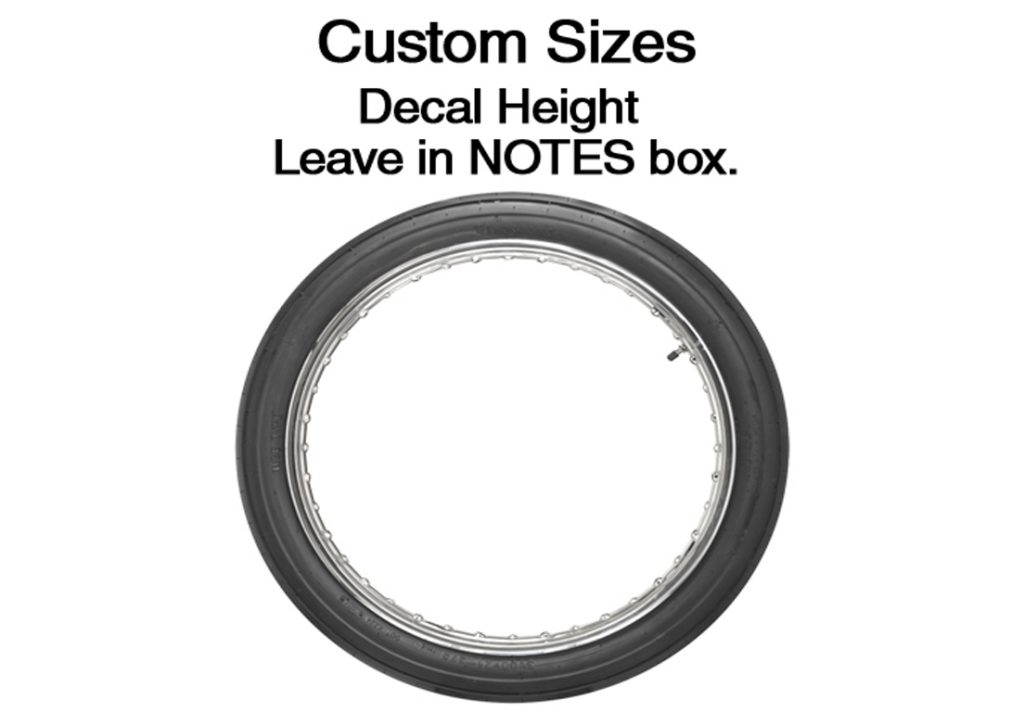 Tire Lettering For Motorcycle Tires - TireStickers New Zealand